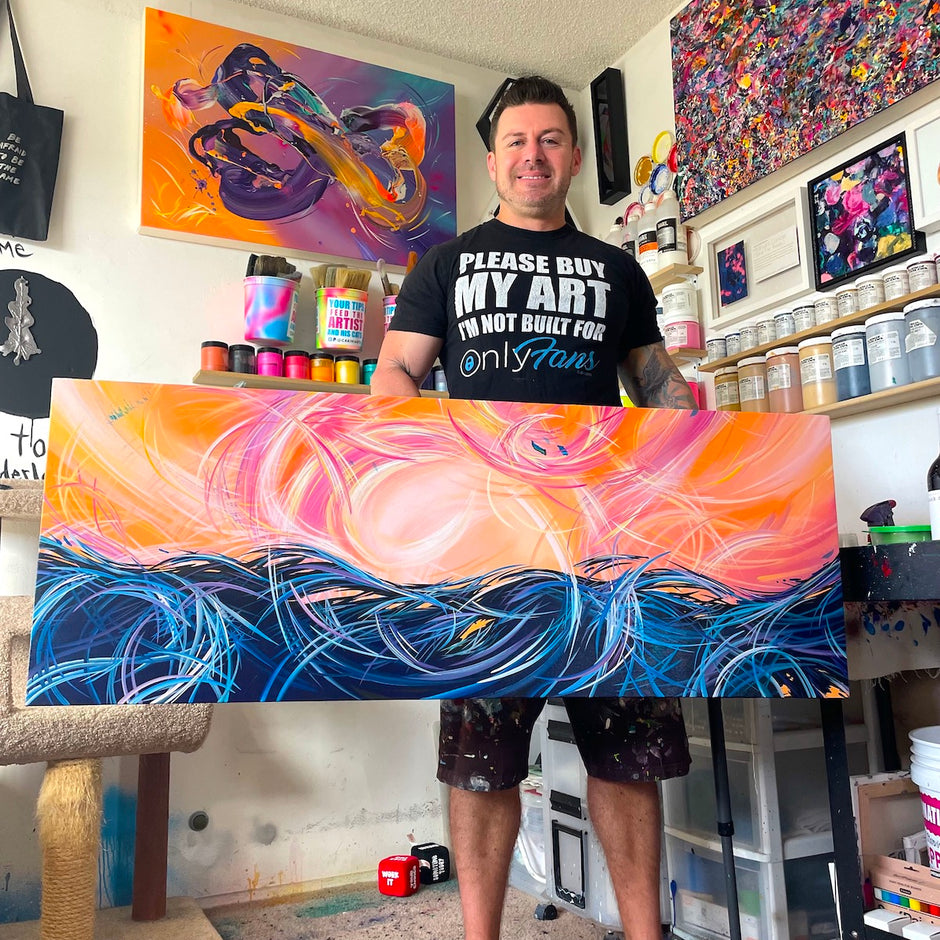 San Diego Abstract Artist Michael Carini & The Art Of Acrylic Alchemy ...