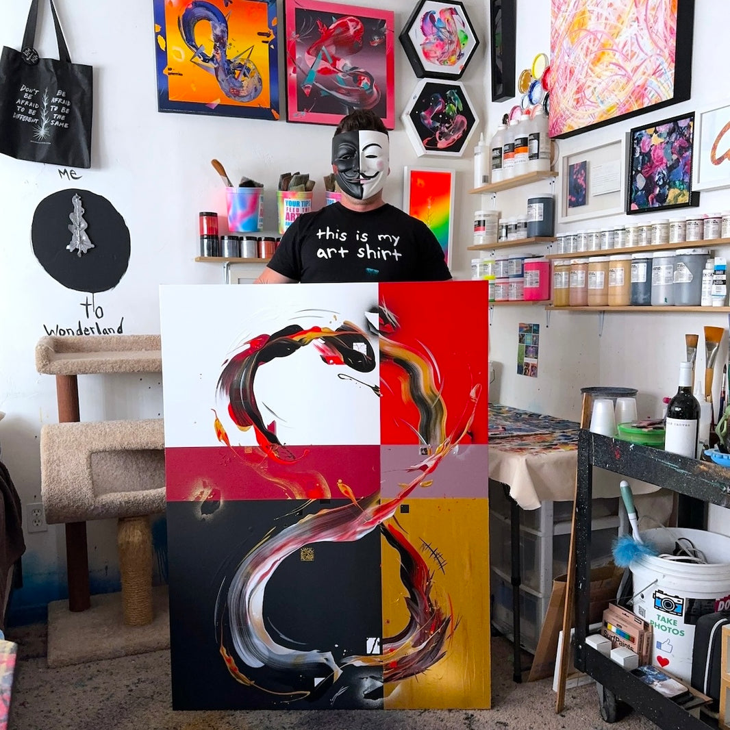 San Diego Abstract Artist Michael Carini & The Art Of Acrylic Alchemy ...