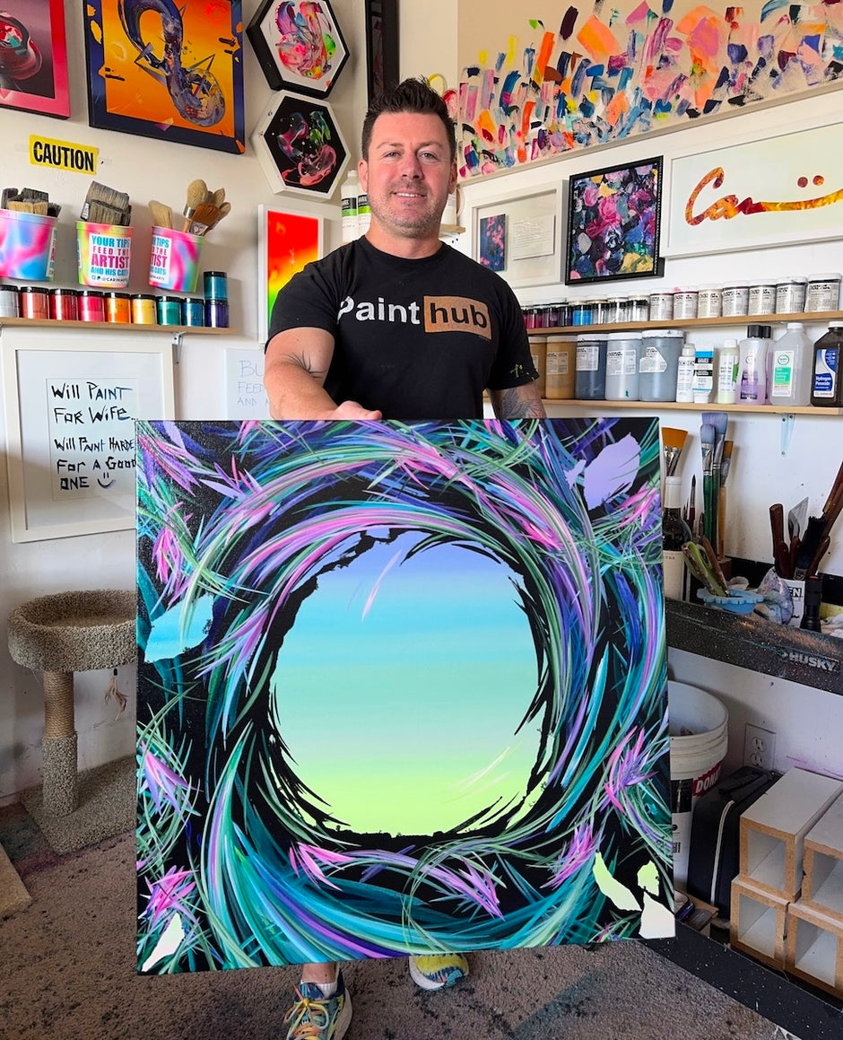 San Diego Abstract Artist Michael Carini & The Art Of Acrylic Alchemy ...