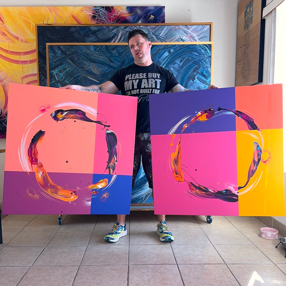 San Diego Abstract Artist Michael Carini & The Art Of Acrylic Alchemy ...