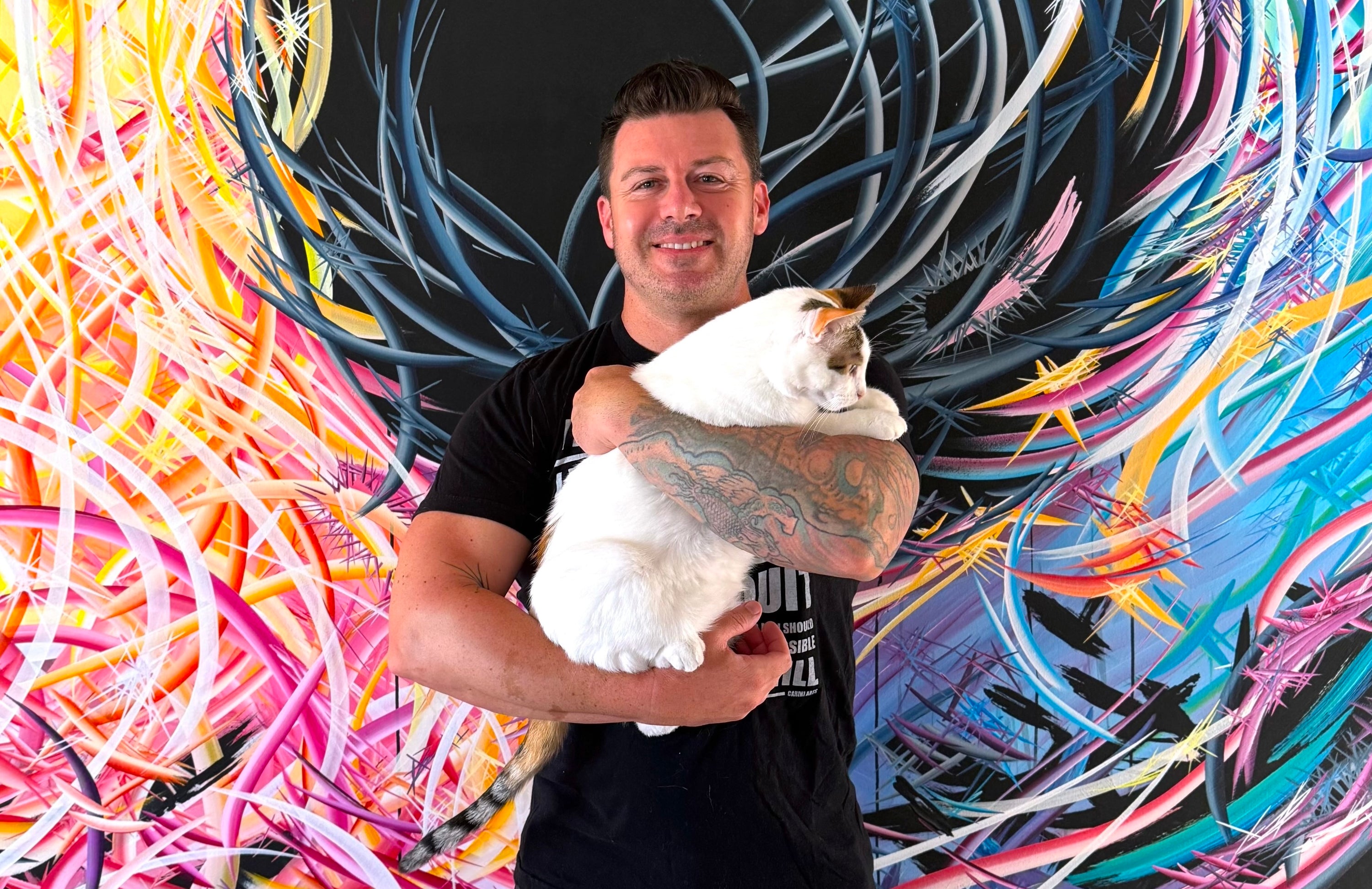 San Diego Abstract Artist Michael Carini & The Art Of Acrylic Alchemy ...